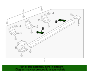 2015-2024 Ford Running Board Step Pad FL3Z-16491-DA | OEM Parts Online