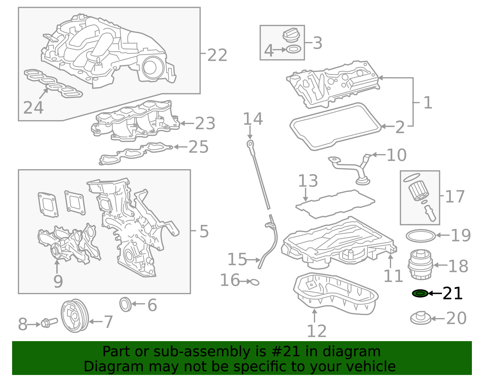 96723-35028 - 2006-2024 Lexus - Engine Oil Filter Gasket | My L Parts