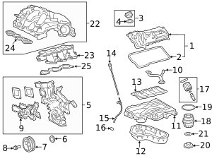 2016-2024 Lexus Valve Cover 11201-0P012 | OEM Parts Online