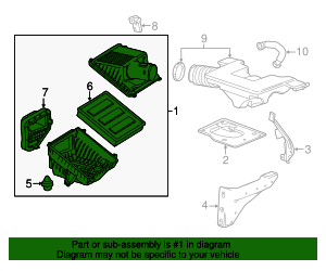 2017-2020 GM Air Cleaner 23252207 | OEM Parts Online