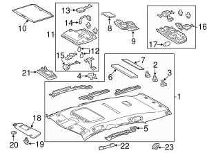 81360-0E010-A0 - Dome Light 2013-2015 Lexus RX350 | AutoNationParts.com