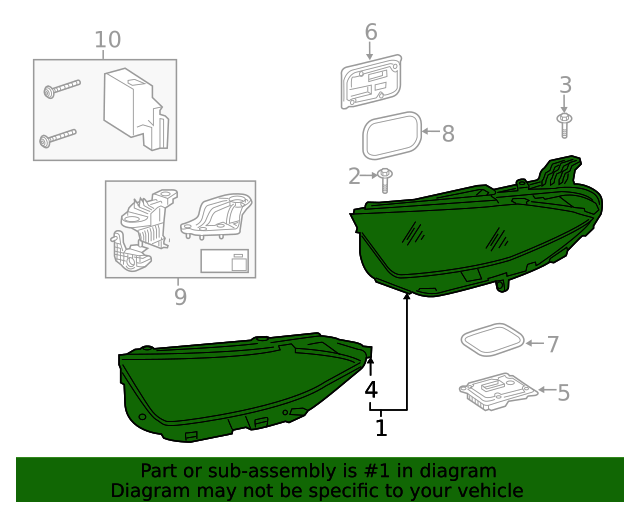 290-906-37-00 - Headlight 2019-2020 Mercedes-Benz | AutoNationParts.com