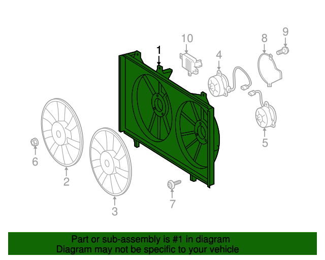 16711-0V110 - Engine Cooling Fan Shroud - 2012-2018 Toyota | Nucar ...
