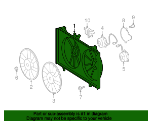 16711-0V110 - Engine Cooling Fan Shroud - 2012-2018 Toyota | Nucar ...