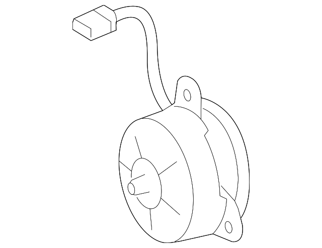 16363-0P080 - Fan Motor - 2004-2018 Toyota | OEM Genuine Toyota Parts