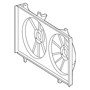 2012-2018 Toyota Engine Cooling Fan Shroud 16711-0V110 | Toyota Parts ...