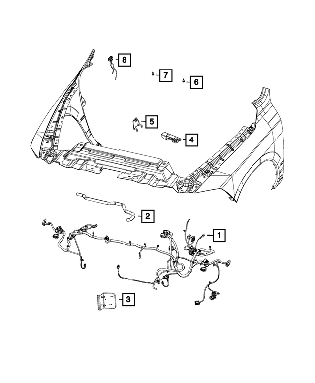 2014-2019 Ram Power Distribution Center Bracket 68224032AA | Mopar Estores