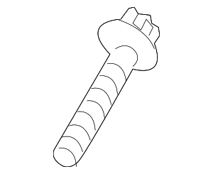 002-990-71-03 - Lower Control Arm Bolt 2017-2023 Mercedes-Benz ...