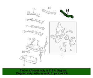 213-350-50-07 - Strut Rod 2018-2023 Mercedes-Benz | AutoNationParts.com