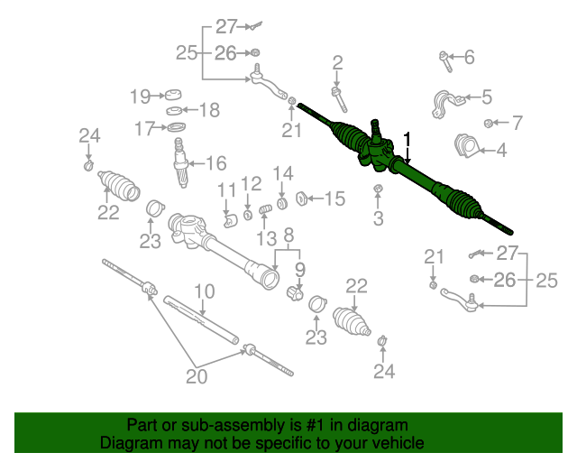 Toyota OEM Gear Assembly Part# 45510-52020 | OEM Vehicle Parts