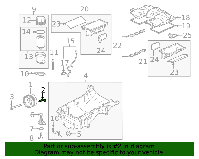 Damper Pulley Key - 2018-2020 Land Rover Range Rover Velar (LR010691 ...