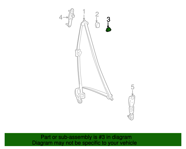 88811-3F500LK - Anchor Cover 2004-2005 Kia Amanti | Kia.Parts Store