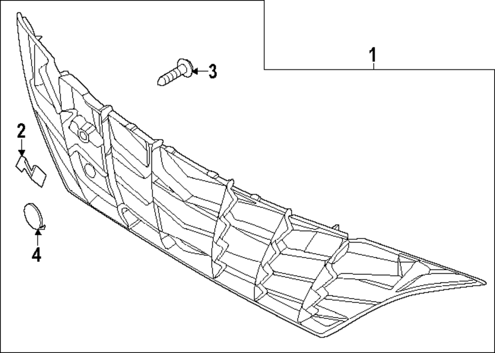 2022-2023 Hyundai Elantra N Center Grille 86350-IB000-NC5 | Retail ...