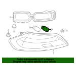 63216916471 - 2002-2016 BMW Tail Lamp Bulb Socket (63-21-6-916-471 ...