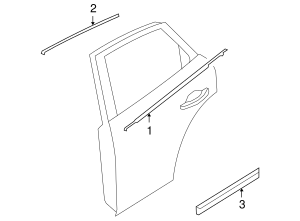 2008-2015 Infiniti Lower Molding 82870-1BA0A | INFINITI Parts ...