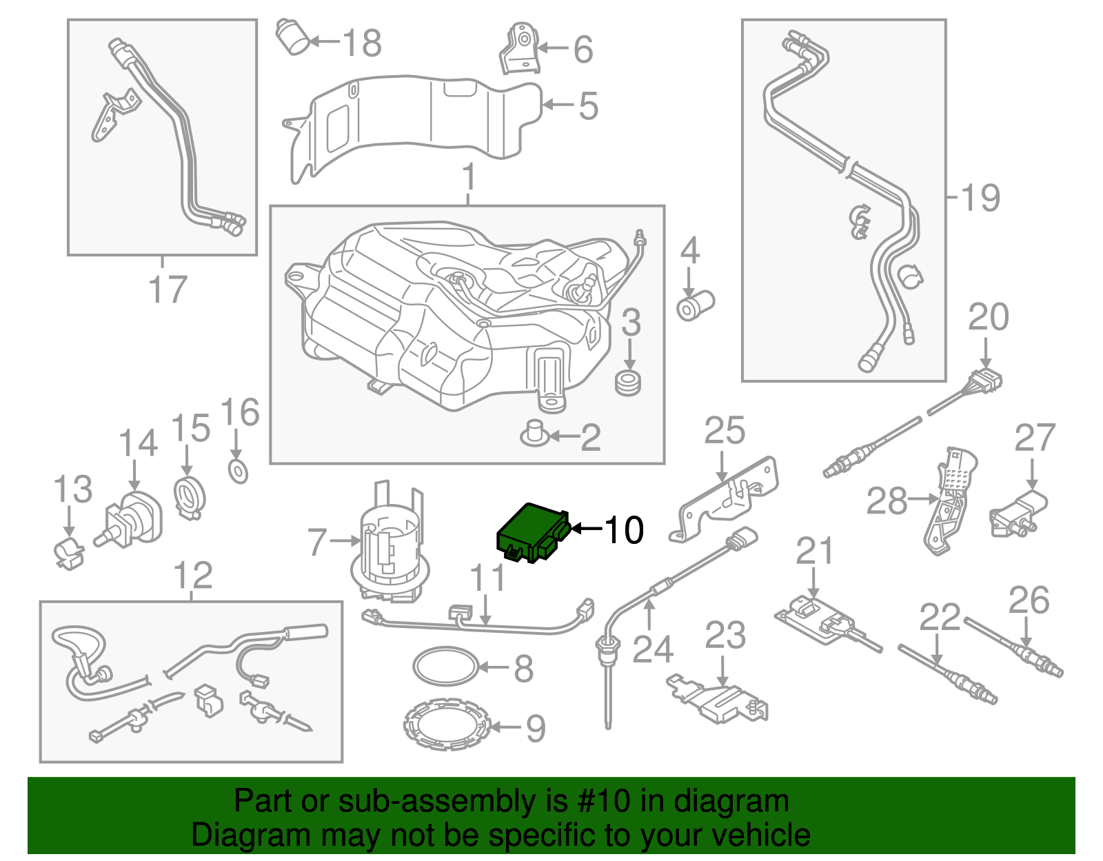 2014-2016 Audi Control Unit 4G0-907-355-C | OEM Parts Online