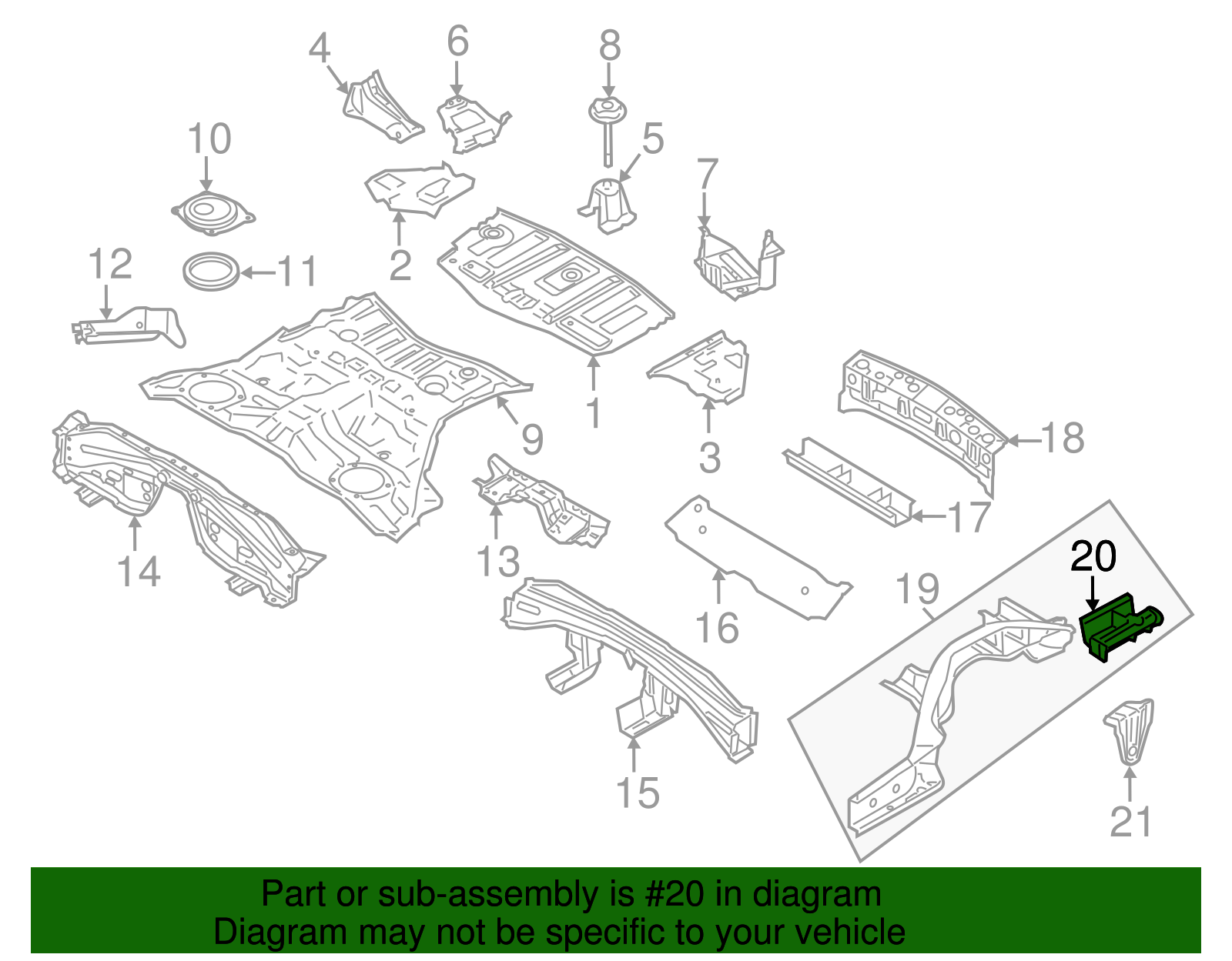2008-2017 Infiniti Rail Extension 75520-1BA0A | Faulkner Infiniti of ...