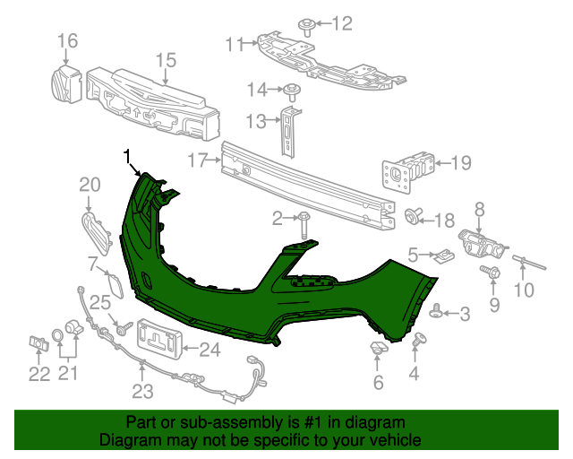 Bumper Cover 95350350 | GMPartsDirect.com