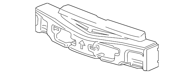 2013-2016 Buick Encore Front Upper Bumper Fascia Energy Absorber ...