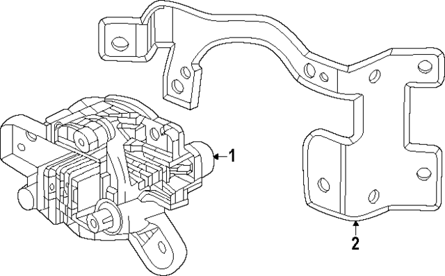 2023-2024 GM Bracket 85660666 GM | GMPartsDirect.com