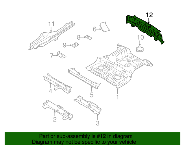 65910-2E010 - Rear Body Panel - 2005-2009 Hyundai Tucson | hyundaiparts