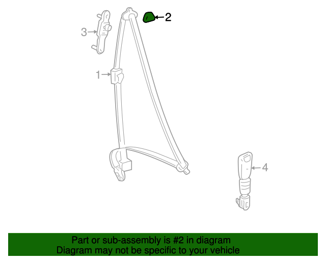 88811-3F50126 - Anchor Cover 2007-2009 Kia Amanti | Kia.Parts Store