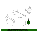 2001-2014 Subaru Idler Pulley 23770AA020 | Subaru Parts Store