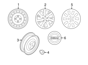 2016-2019 Nissan Sentra Wheel, Alloy 40300-4FU1B | Nissan Parts Plus