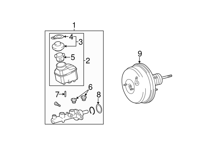 2004-2006 Lexus ES330 Master Cylinder 47201-06151 | Express Lexus Parts