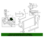 Genuine OEM Coolant Crossover Pipe Gasket Part# 12577704 Fits 2006-2008 ...