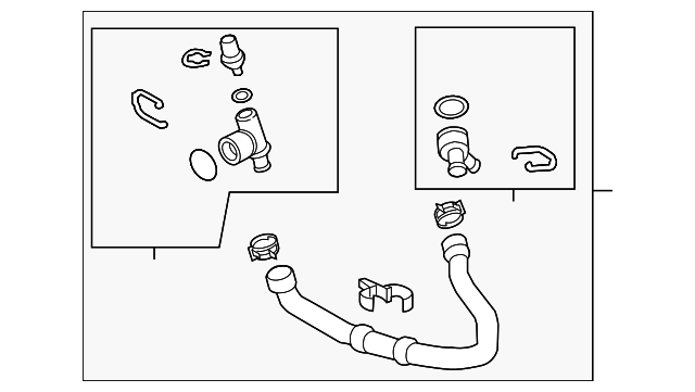 2015-2023 Audi Radiator Coolant Hose 5Q0-122-051-EG | AutoNationParts.com