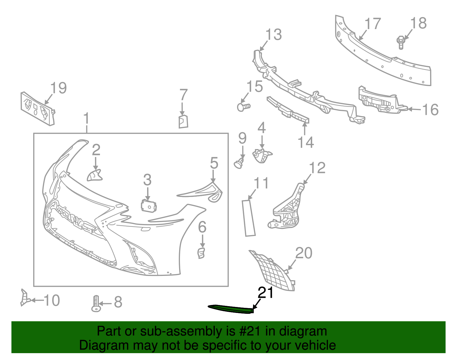 53124-50080 - 2021-2024 Lexus LS500 - Trim Molding | My L Parts