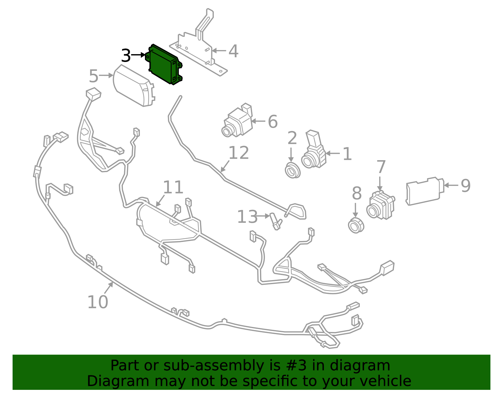 2018-2025 BMW Distance Sensor 66-31-5-A81-716 | OEM Parts Online