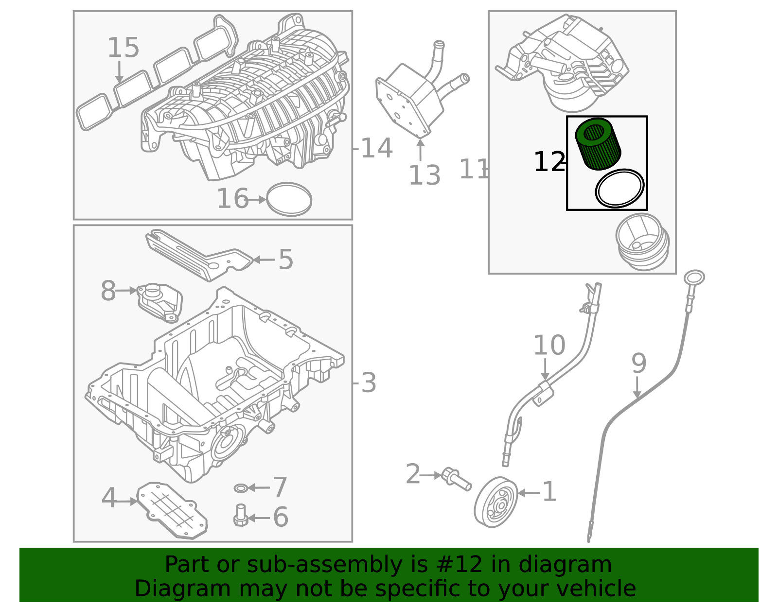 Genuine OEM Oil Filter Part# 26350-2T000 Fits 2021-2025 Genesis: Up To ...