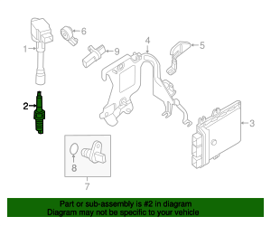 2007-2023 Nissan Spark Plug 22401-EW61C | OEM Parts Online