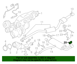 18-30-8-605-660 - Tailpipe end piece, alu-look 2013-2018 BMW ...