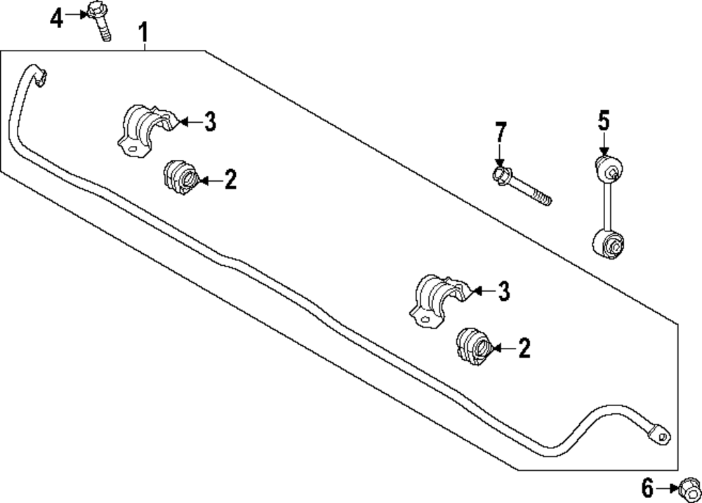 Hyundai - 55531-DS000 - Stabilizer Link - 2023-2025 Genesis Electrified ...