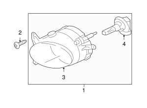 2003-2020 Mitsubishi Fog Lamp Bulb MS820976 | Mitsubishi Parts ...