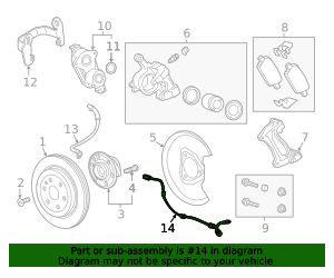 2018-2021 GM ABS Sensor 84329410 | GMPartsDirect.com