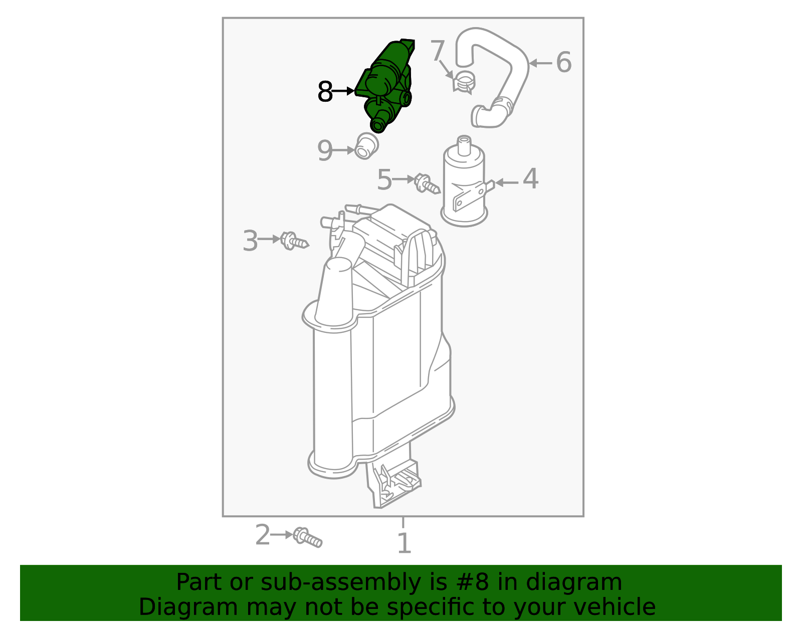 2011-2024 Volkswagen Evaporative Emissions System Leak Detection Pump ...