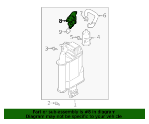 2011-2024 Volkswagen Evaporative Emissions System Leak Detection Pump ...