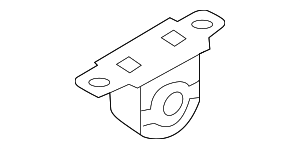 Genuine Audi 4H0-253-099-A | Exhaust System Hanger Bracket | FREE ...