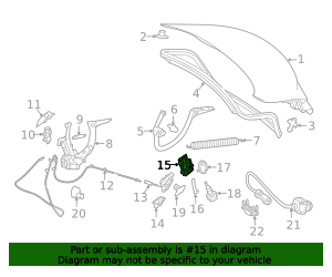 099-750-06-00-28 - Release Handle 2017-2019 Mercedes-Benz | Mercedes ...