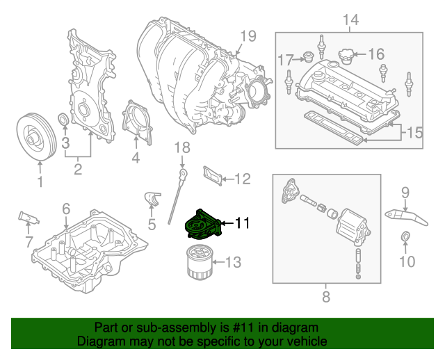 Oil Filter Housing - Mazda (L311-14-311A) | RealMazda