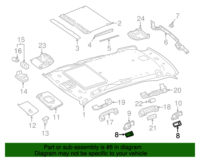 166-680-79-07-9051 - Vent Grille 2013-2019 Mercedes-Benz | Mercedes ...