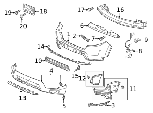 2021-2023 Honda Spoiler 71111-T6Z-A50 | Honda AutoNation Parts