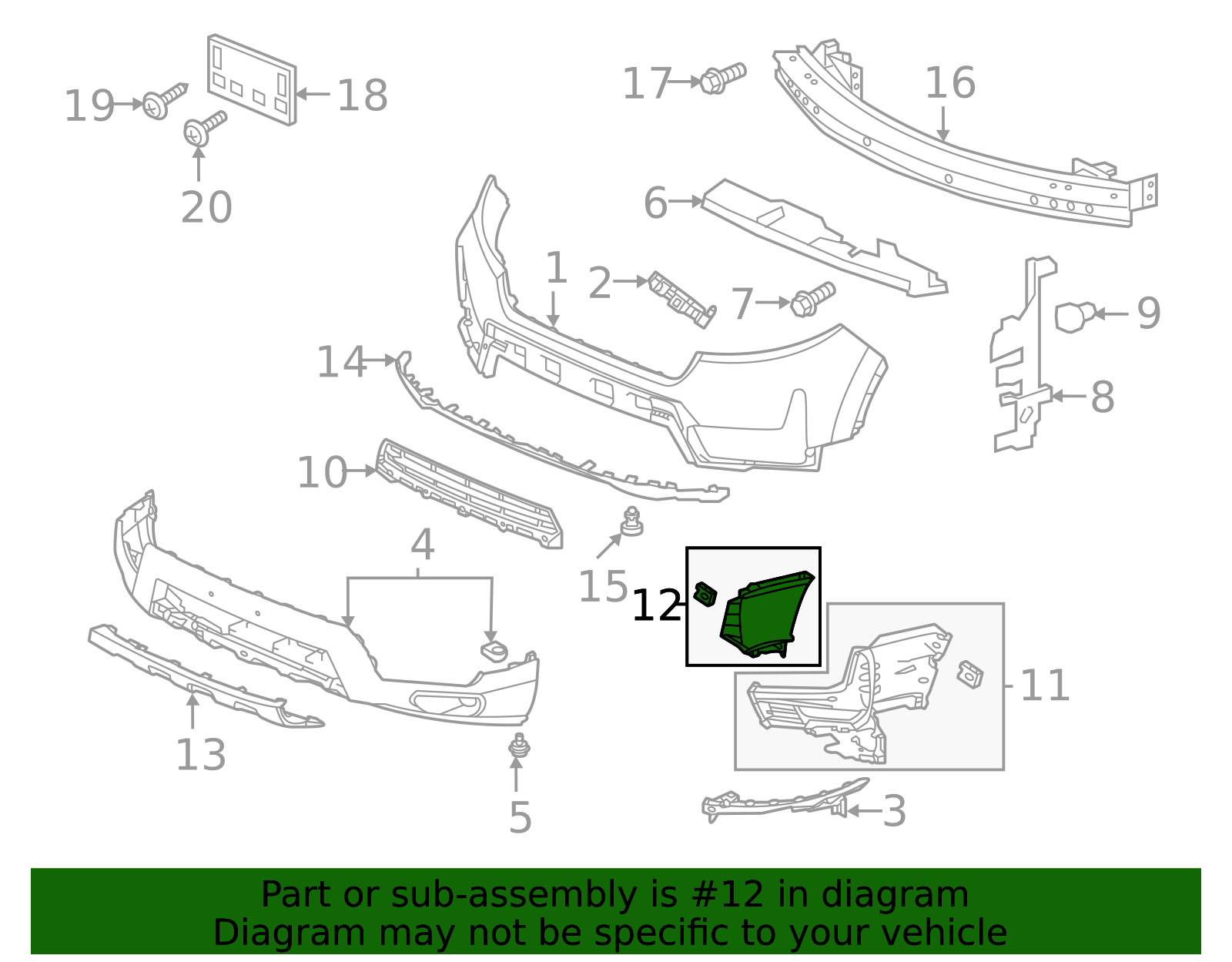 71177-T6Z-A00 - 2021-2025 Honda - Inner Duct | Genuine Honda Parts