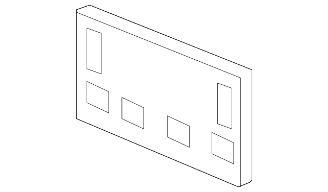 Genuine OEM Honda License Bracket Part# 71180-T6Z-A50 Fits 2021-2023 ...