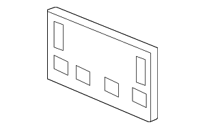Genuine OEM Honda License Bracket Part# 71180-T6Z-A50 Fits 2021-2023 ...