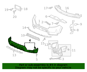 OEM 2021-2025 Honda Lower Cover 71105-T6Z-A50 | Honda Automotive Parts
